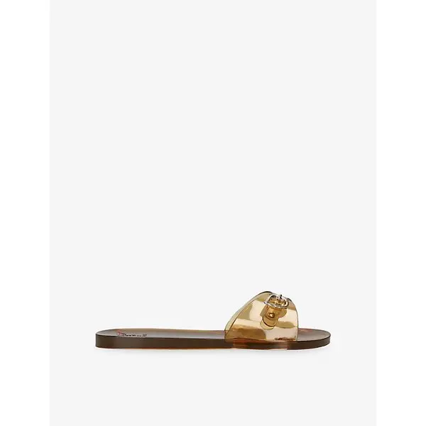 ANCIENT GREEK SANDALS Filia Jelly Slides - Camel