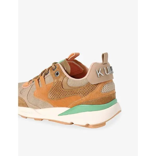 Kurt Geiger Kurt Runner Suede Trainers - Tan Comb