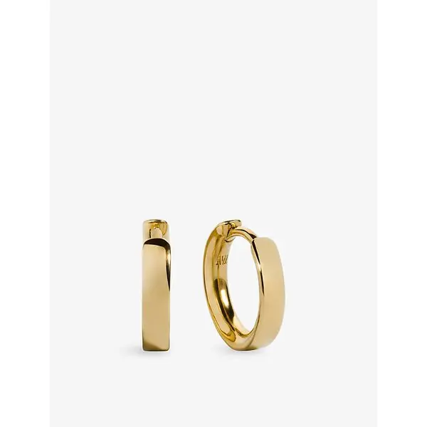 Monica Vinader Essential Huggie Earrings - Gold