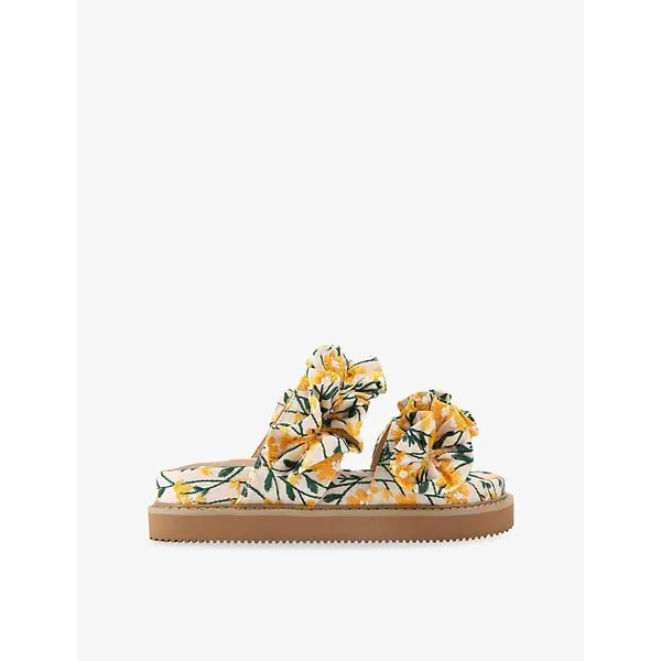Kurt Geiger Sunshine Woven Sandals - White/oth