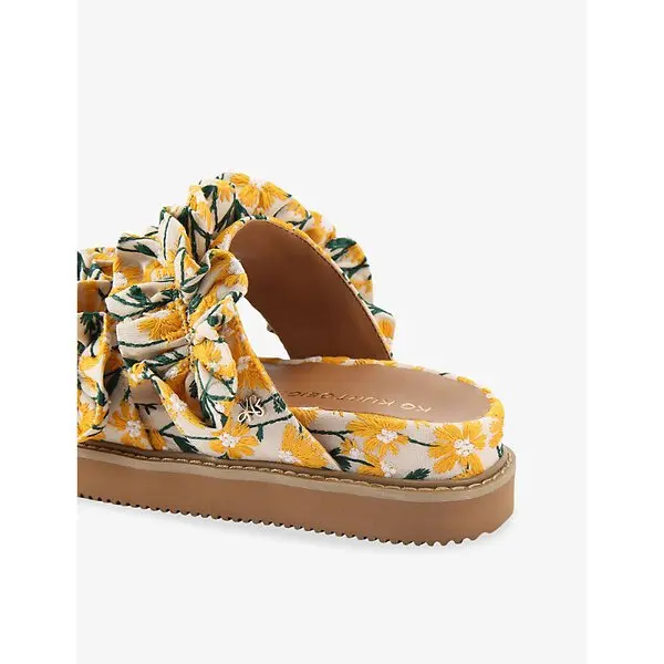 Kurt Geiger Sunshine Woven Sandals - White/oth