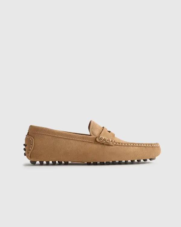 Quince Essential Suede Driving Loafer
