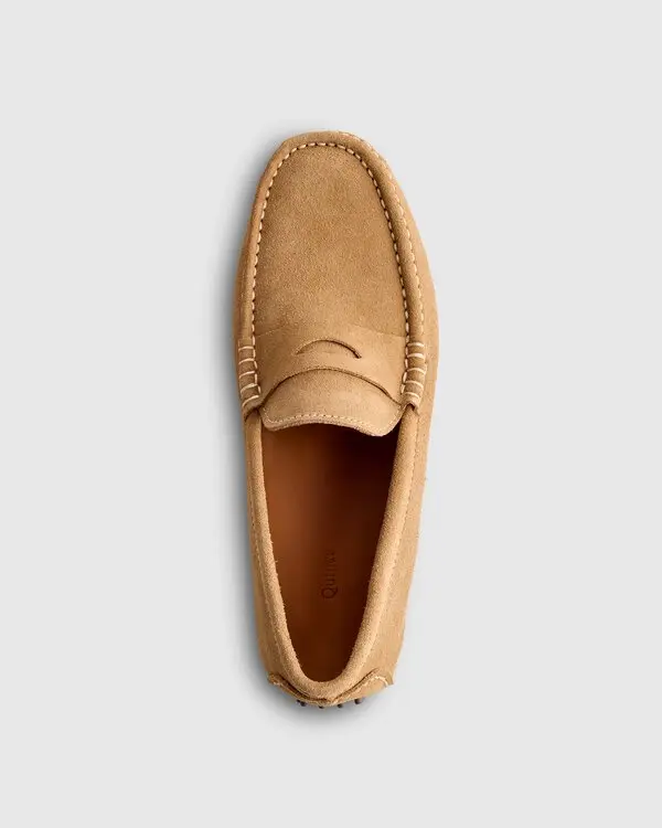 Quince Essential Suede Driving Loafer