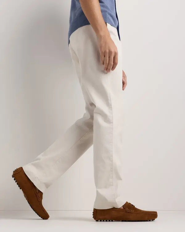 Quince Suede Driving Loafers - Whiskey