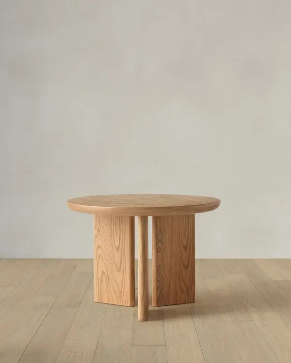 Quince Solid Oak Accent Table