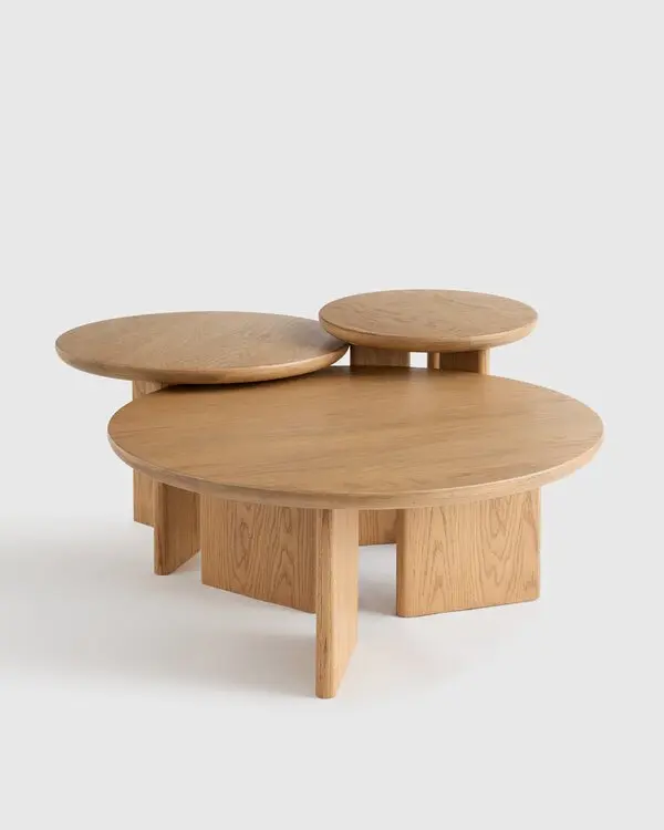 Quince Solid Oak Accent Table