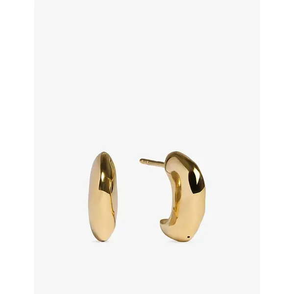 Monica Vinader Odyssey Huggie Earrings - Gold