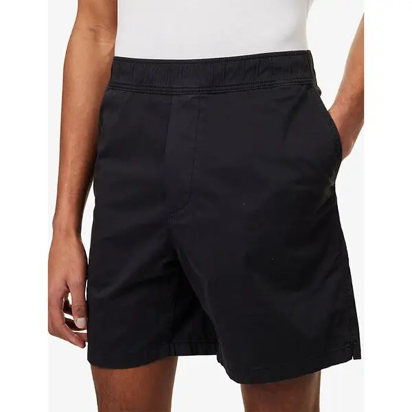 Paige Stretch-cotton Shorts - Black