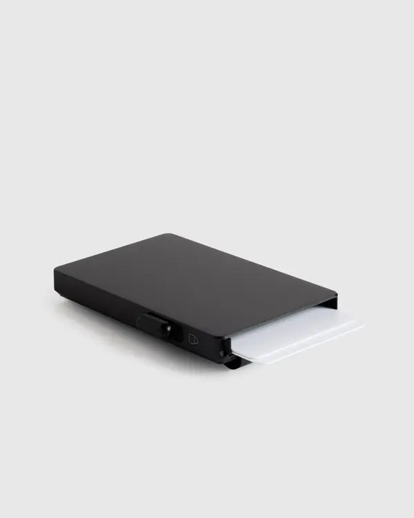 Quince Titanium Rfid Card Holder - Black
