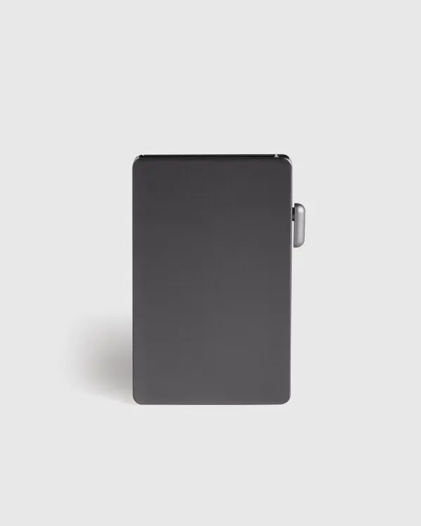 Quince Titanium Rfid Card Holder - Gunmetal