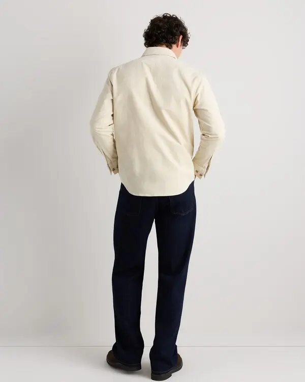 Quince Organic Stretch Corduroy Utility Shirt