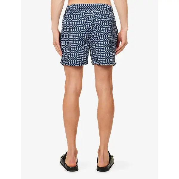 ARNE Mosaic Drawstring Swim Shorts