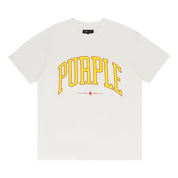 PURPLE BRAND Heavy Jersey Short-sleeve Tee - Cream