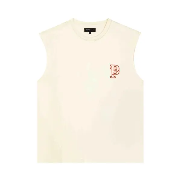 PURPLE BRAND Glyph Tank Top - Cream