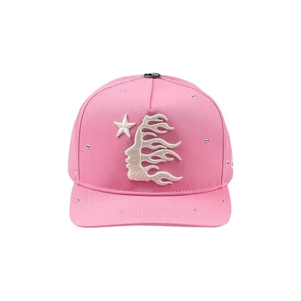 HELLSTAR Rhinestone Logo Cap - Pink