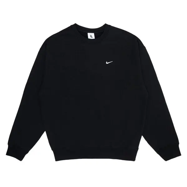 Nike Solo Swoosh Fleece Crewneck - Black