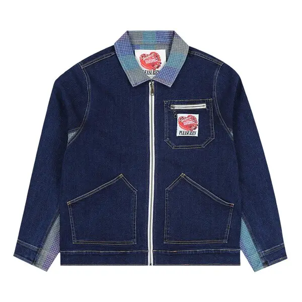 PLEASURES X Richard Bernstein Cake Denim Jacket
