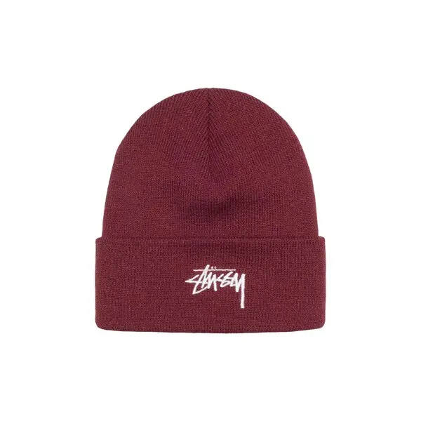 StÜssy Stock Cuff Beanie - Red