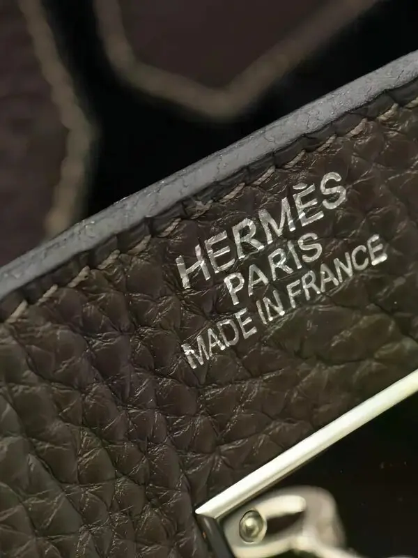 Hermès 2008 40 Birkin Tote Bag - Grey