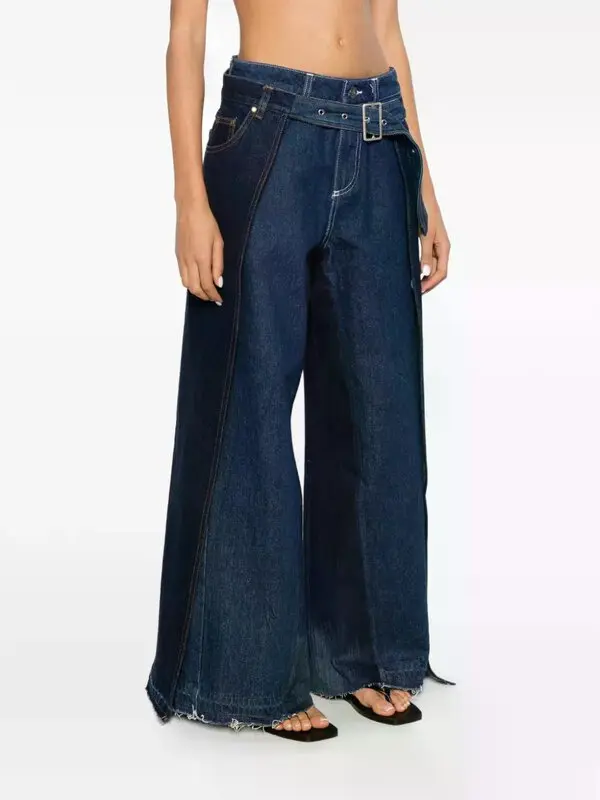 FAÇON JACMIN Layered Wide-leg Jeans