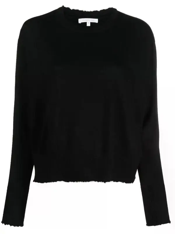 Patrizia Pepe Distressed-finish Wool Jumper