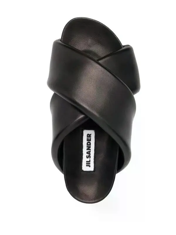 JIL SANDER Crossover Strap Chunky Sandals