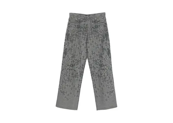 Amiri Ma Quad Bandana Baggy Jeans - Black