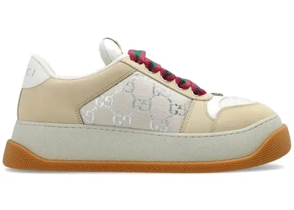 Gucci Screener Gg Monogram Sneakers - Beige