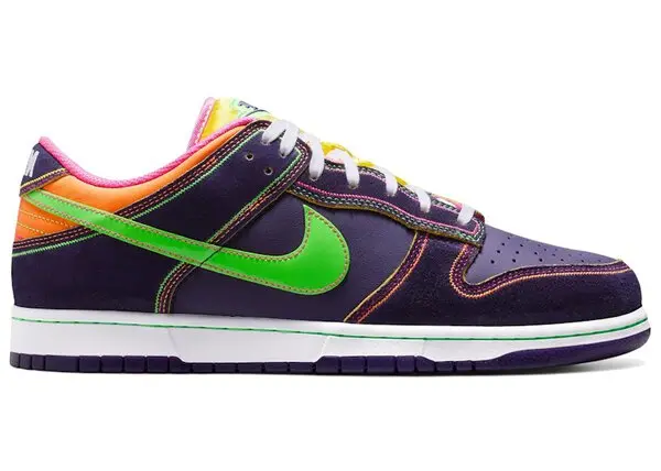 Nike Dunk Low Neon Lights - Dynasty Purple/garden Purple/netherlands Orange