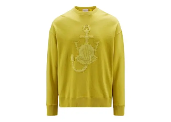 Moncler X Jw Anderson Logo Sweatshirt - Yellow