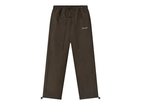 Fear Of God Essentials Suede Fleece Relaxed Pant - Brown