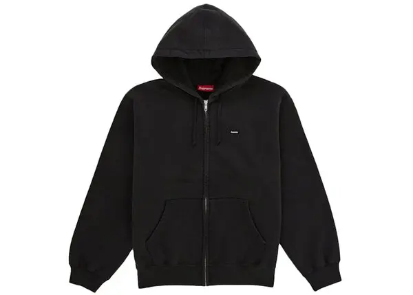 Supreme Small Box Zip Up Sweatshirt - Black
