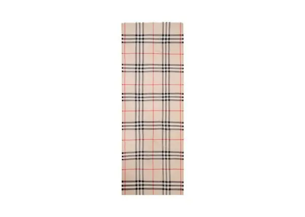 Burberry Mu Gentleman Check Scarf - Stone Check