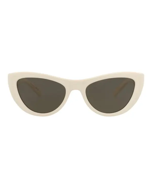 Saint Laurent Sunglasses Cat Eyeframe Bio Injection - Ivory Ivory Grey (sl676/30015299/008)