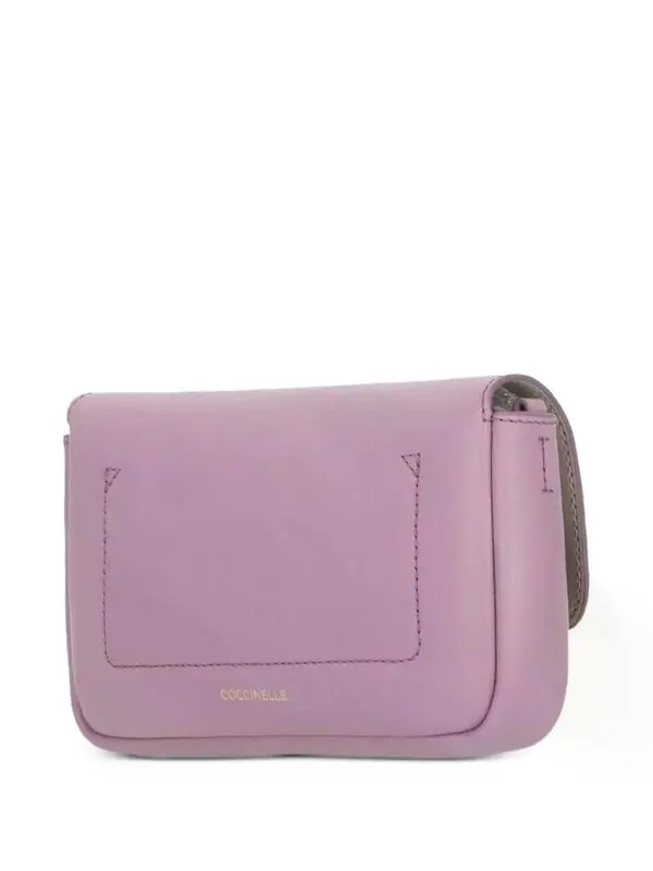COCCINELLE C-me Lock Grained Leather Shoulder Bag