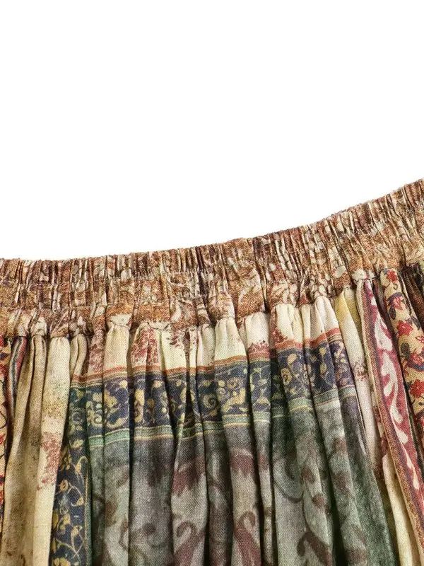 INTO THE EAST Pleated Midi Skirt