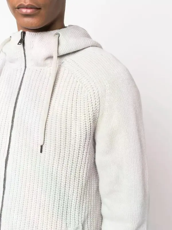 Herno Zip-fastening Wool Hooded Jacket