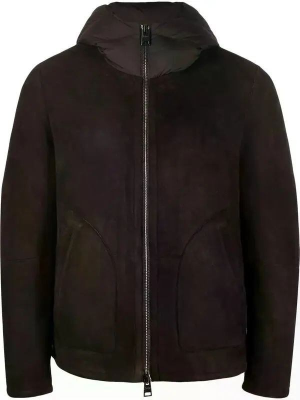 Herno Hooded Shearling Jacket