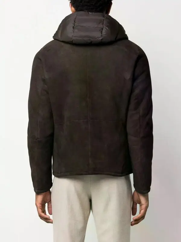 Herno Hooded Shearling Jacket