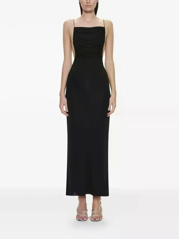 Christopher Esber Sculpted Ruched Maxi Dress