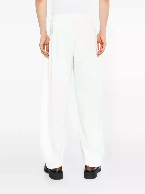 CROQUIS Elasticated Waistband Tapered Trousers