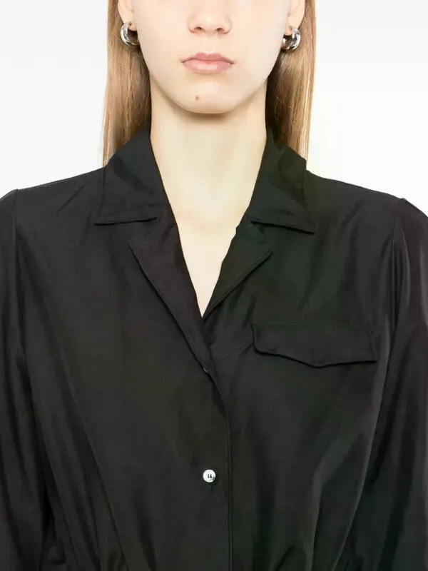 JNBY Collared Mini Shirt Dress - Black