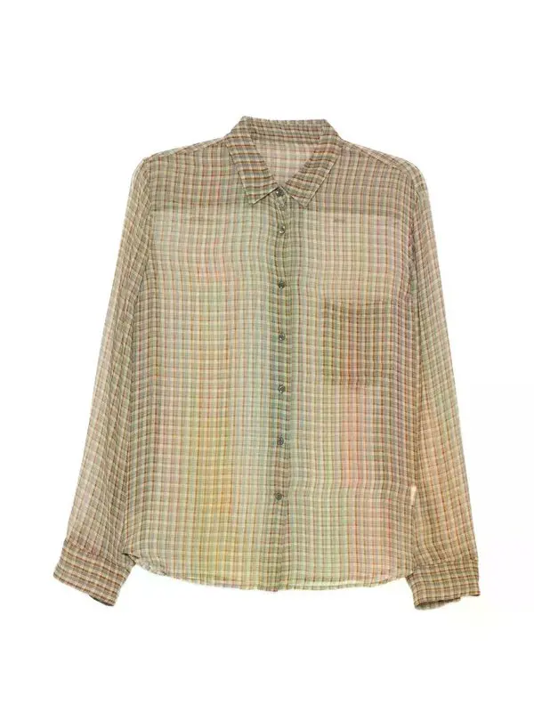 JNBY Plaid Pocket Shirt
