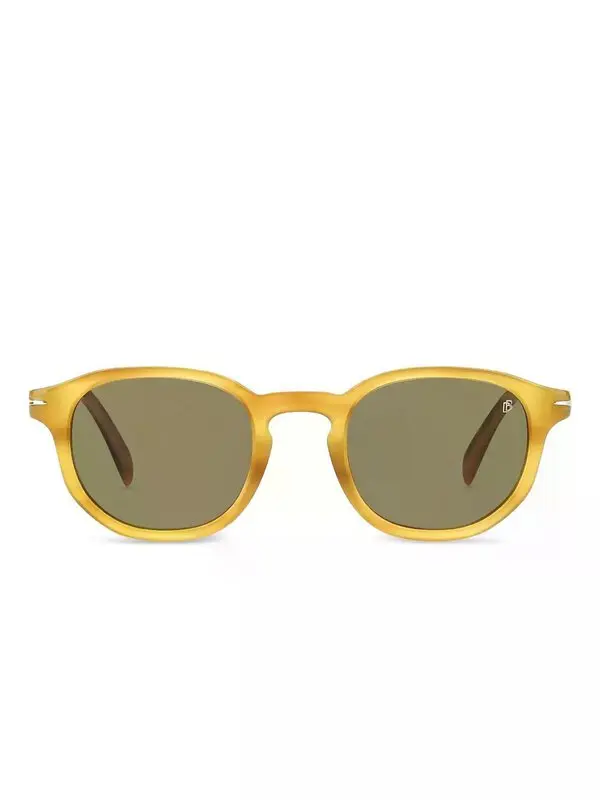 DB EYEWEAR BY DAVID BECKHAM Round-frame Sunglasses - Yellow
