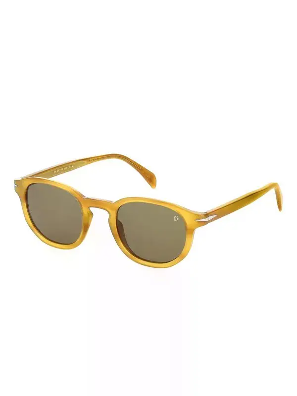 DB EYEWEAR BY DAVID BECKHAM Round-frame Sunglasses - Yellow