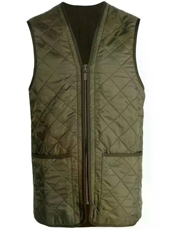Barbour Reversible Diamond-quilted Waistcoat