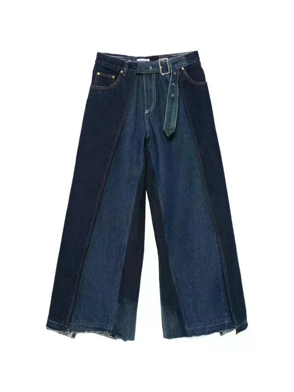 FAÇON JACMIN Layered Wide-leg Jeans