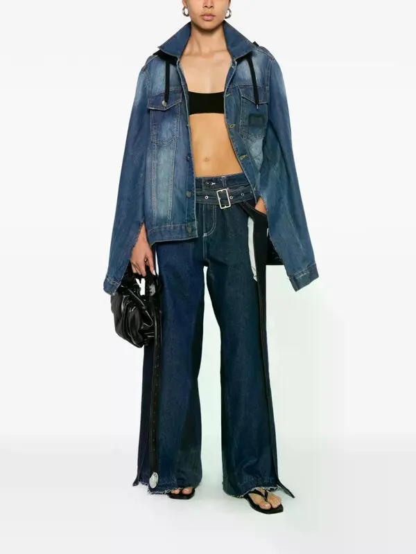 FAÇON JACMIN Layered Wide-leg Jeans