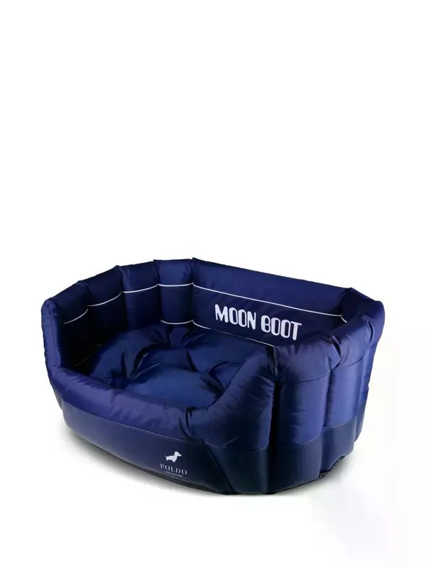 Moon Boot X Poldo Dog Couture Logo-print Dog Bed - Blue