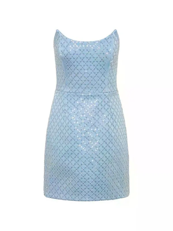 Rebecca Vallance Alix Sequined Mini Dress